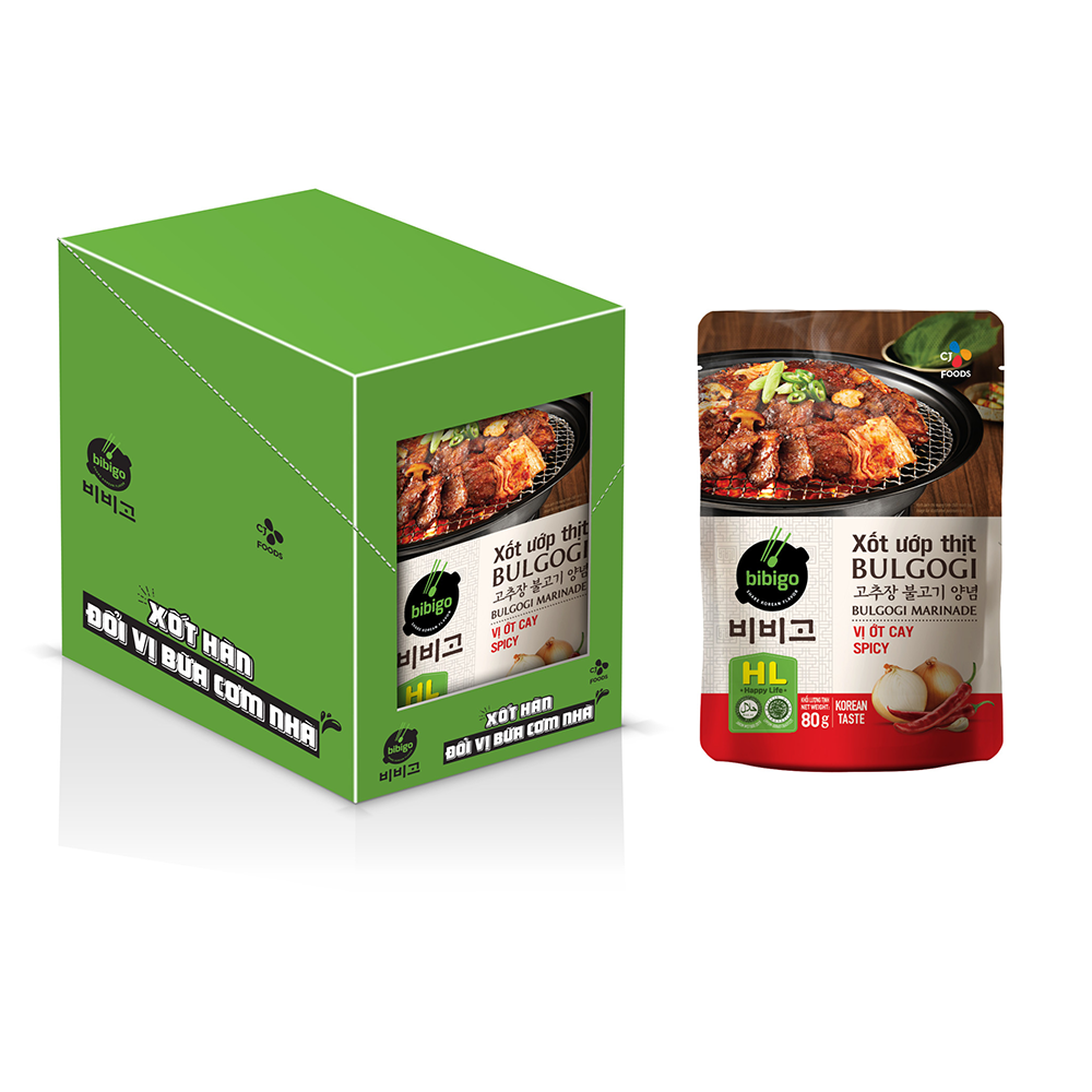 Bibigo Bulgogi Marinade Spicy 80g