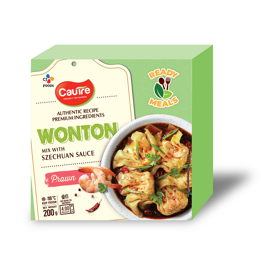 Prawn wonton mix with Szechuan sauce 230g